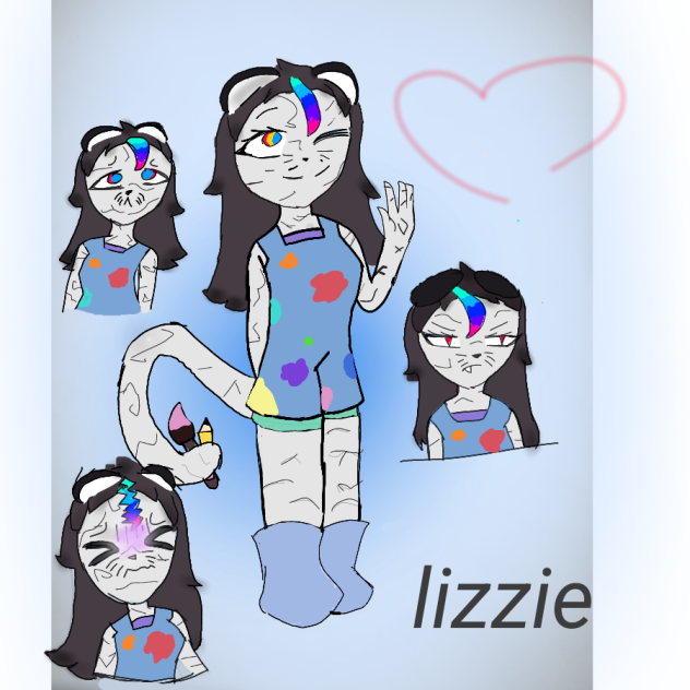 Lizzie 🐯⚪ - ibisPaint