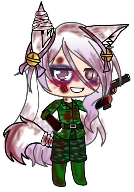 Girl soldier GL - ibisPaint