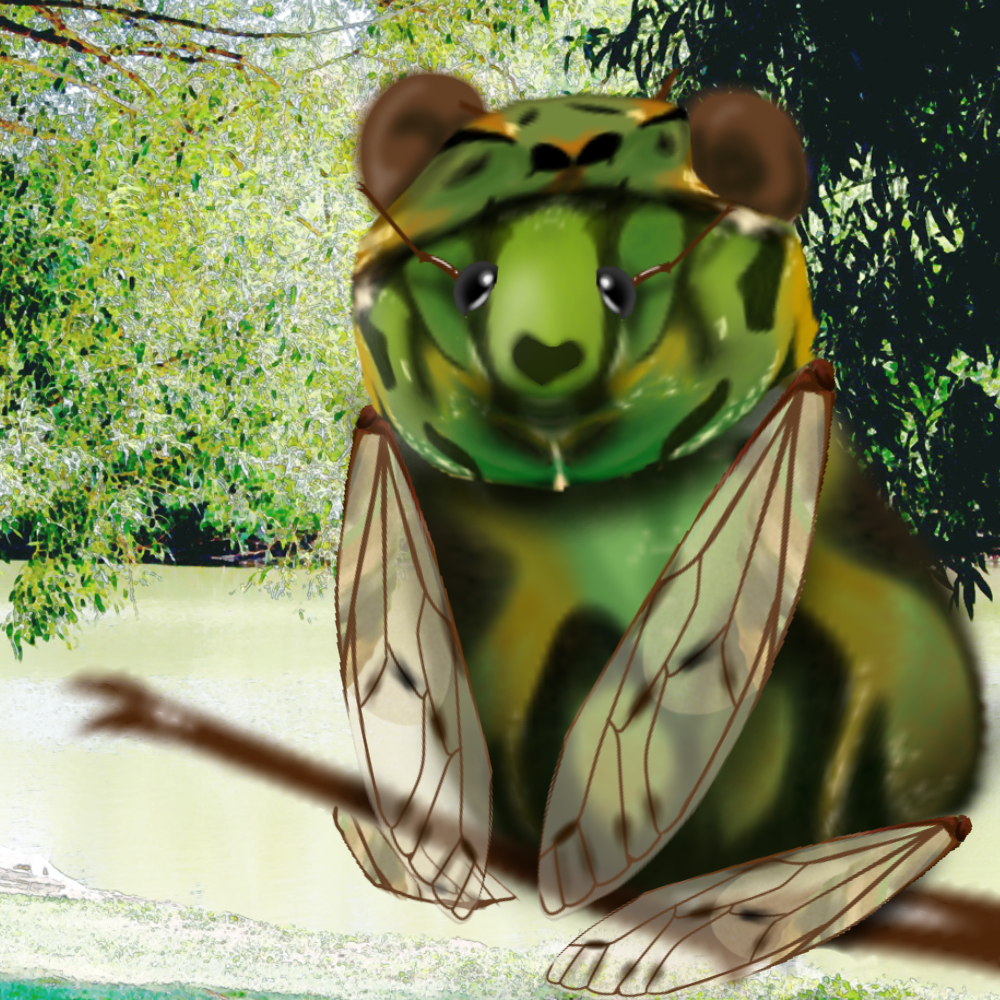 Cicada Panda - ibisPaint