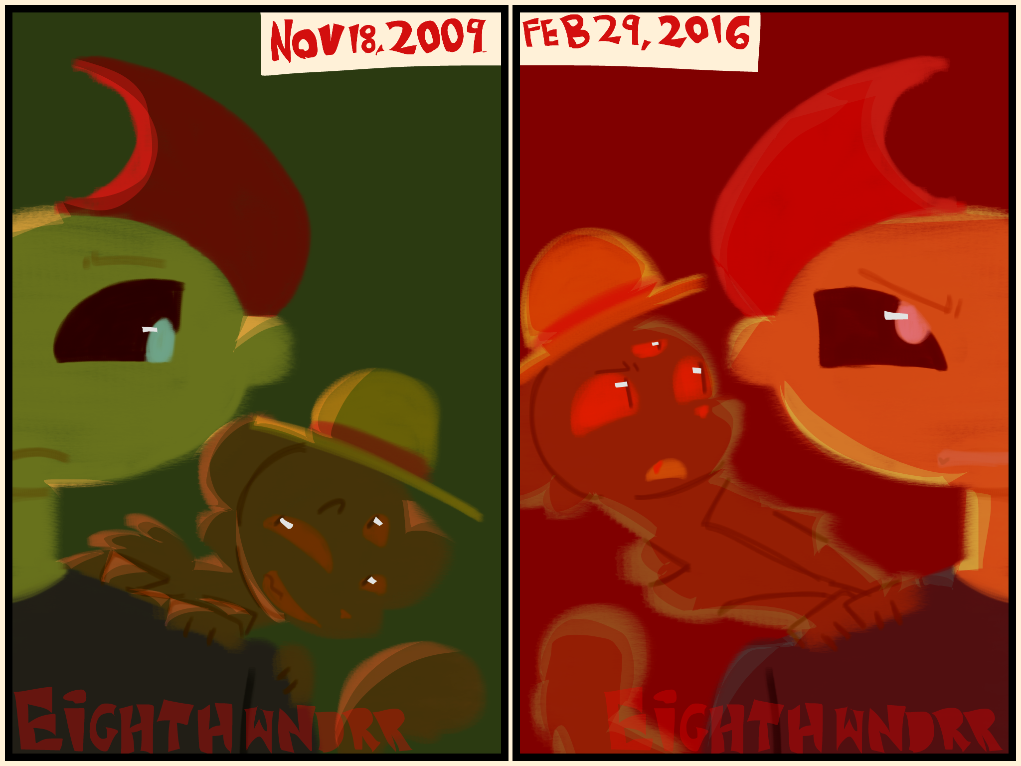 6 year time gap - ibisPaint