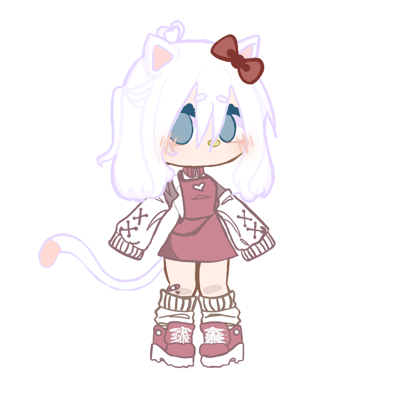 Gacha hello kitty drawing - ibisPaint