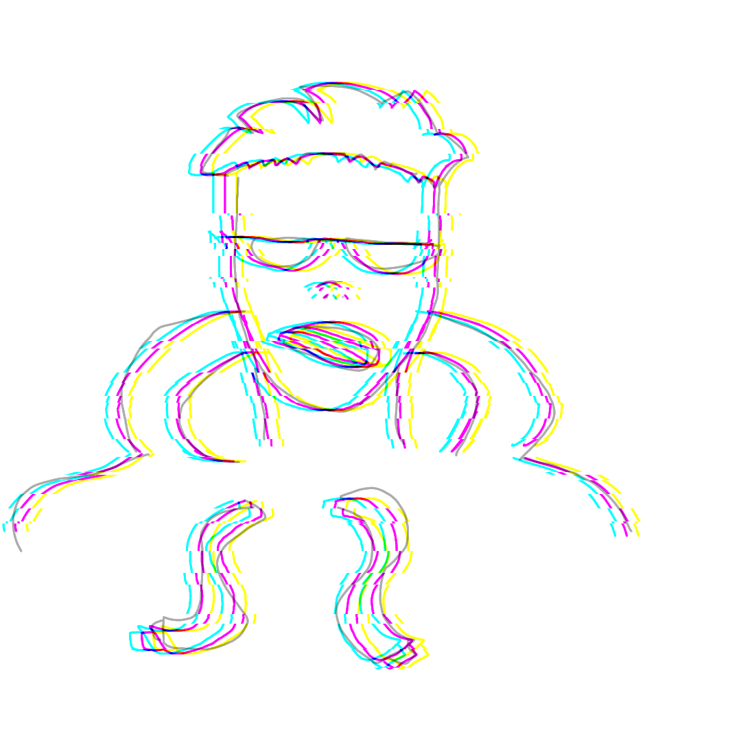 Glitch guy - ibisPaint