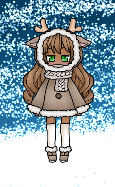 Reindeer girl - ibisPaint