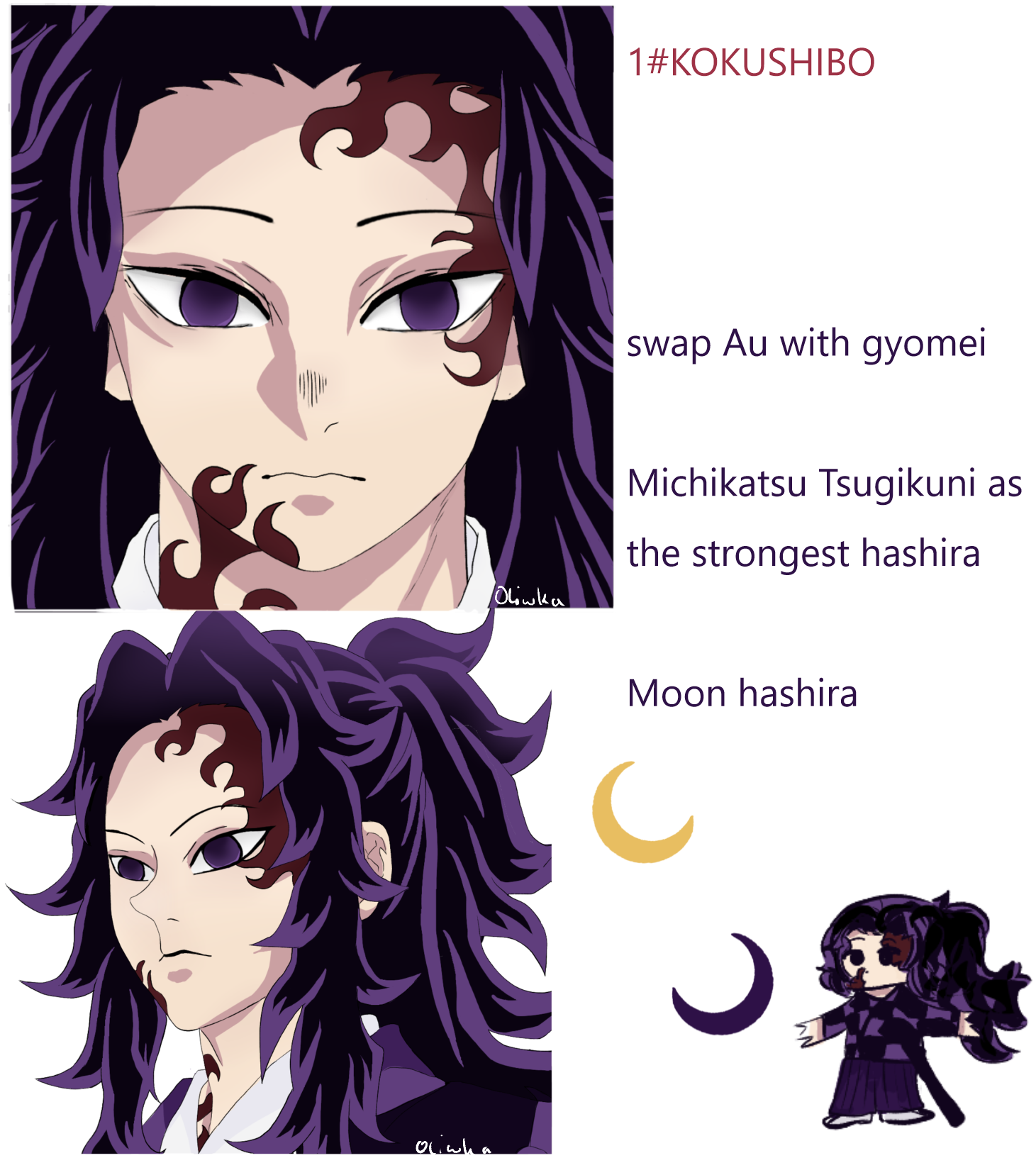 Kokushibo Michikatsu Tsugikuni kny - ibisPaint