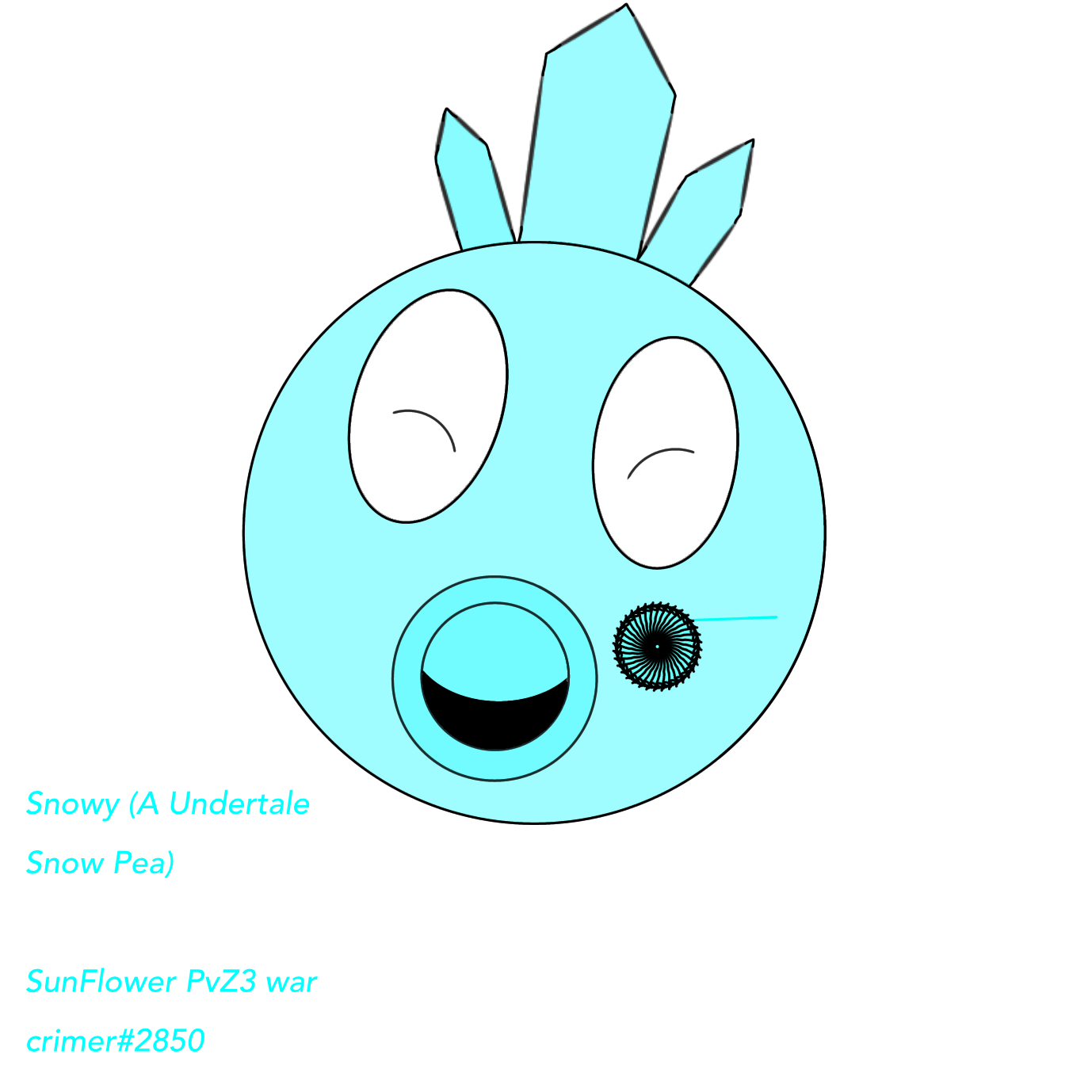 Snowy (Undertale ice pea) - ibisPaint