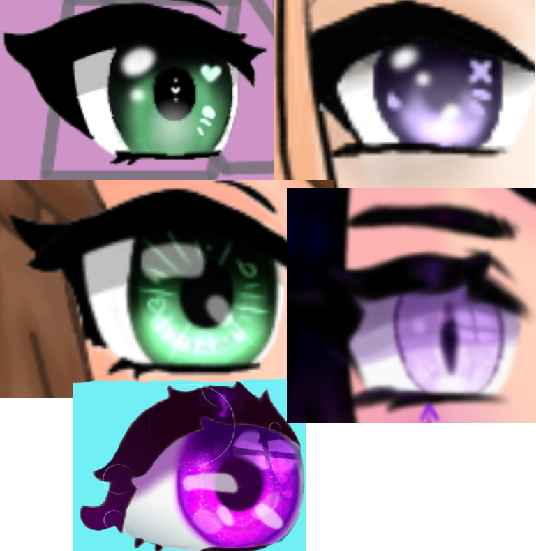 My eye editing progression - ibisPaint