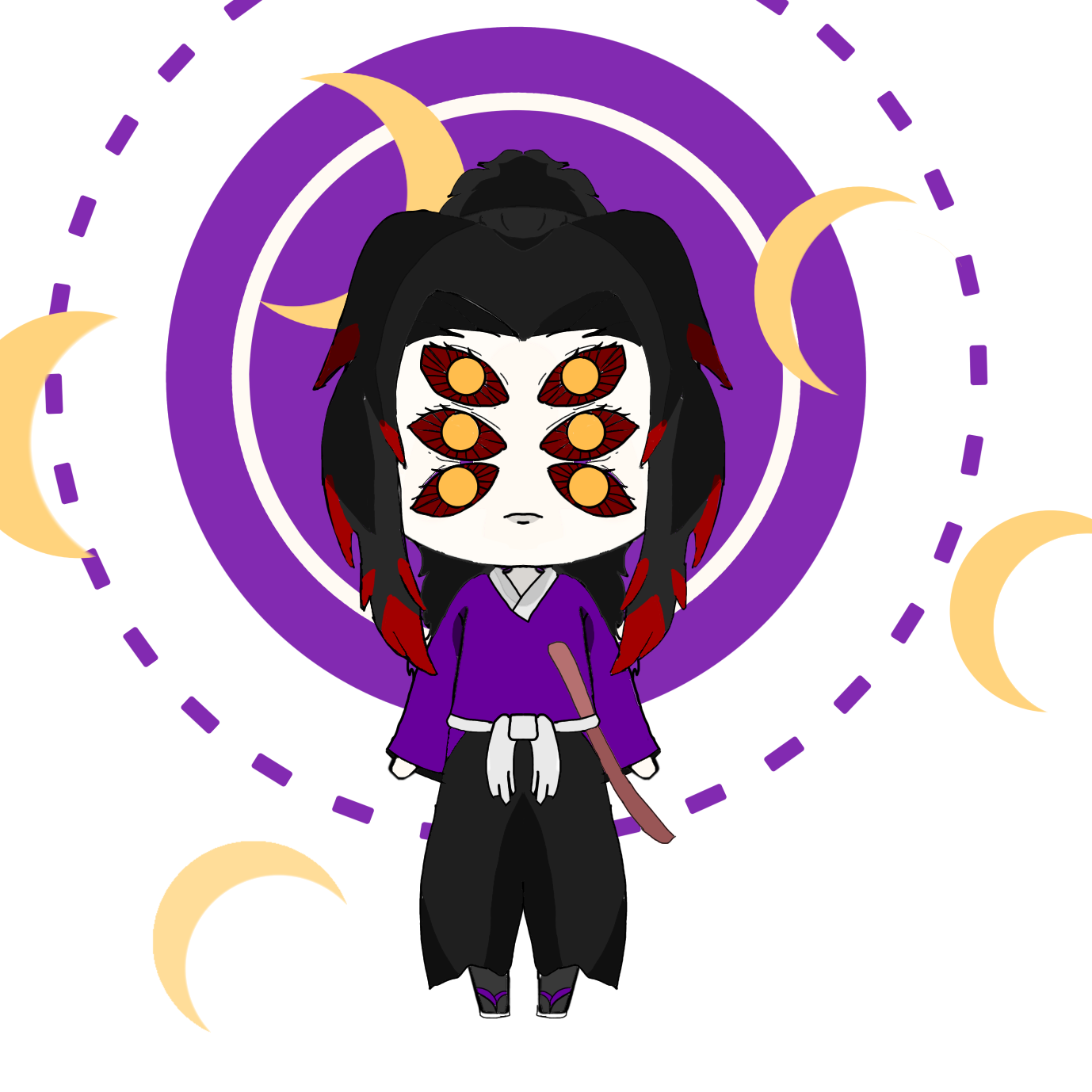 Chibi kokushibo - ibisPaint