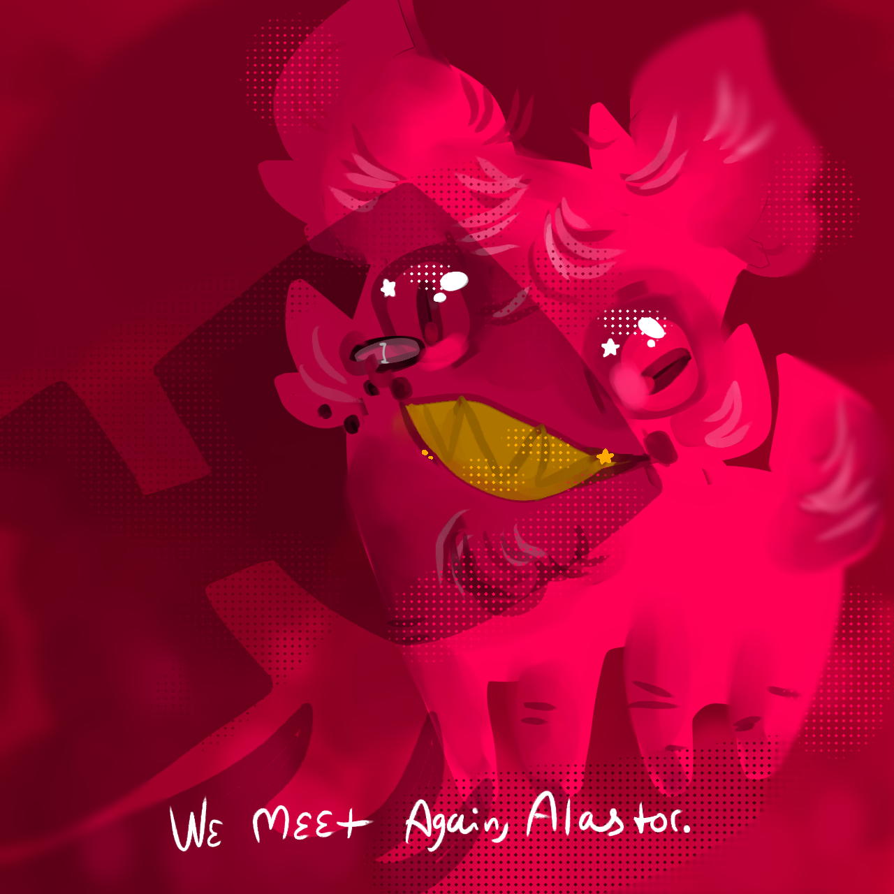 Cursed kitty alastor - ibisPaint