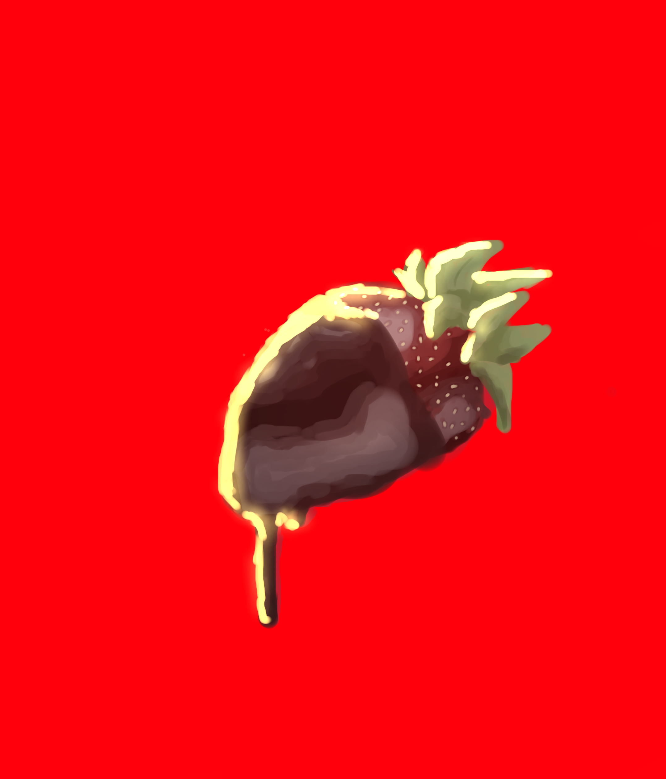 chocolate strawberry - ibisPaint