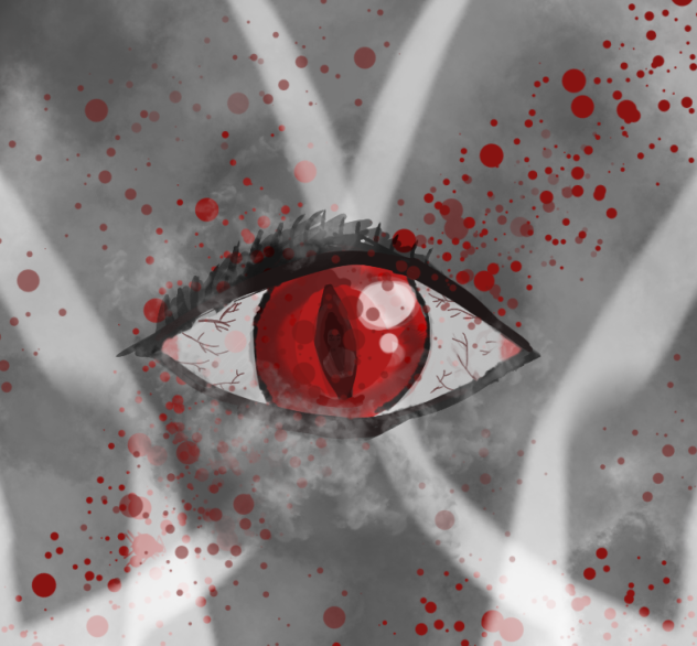 Red eye - ibisPaint