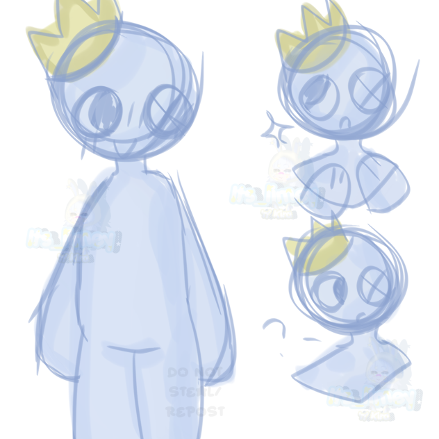 Blue doodles! - ibisPaint