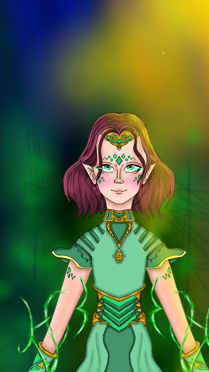 l'elfe de la forêt - ibisPaint