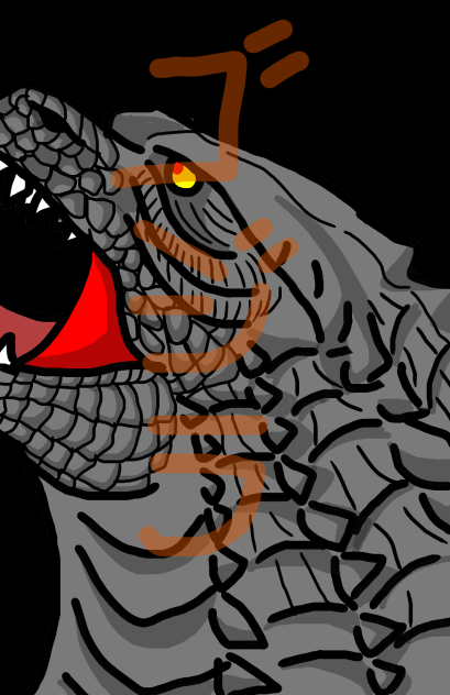 Godzilla always - ibisPaint
