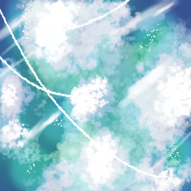 Fantasy cloud Practice - ibisPaint