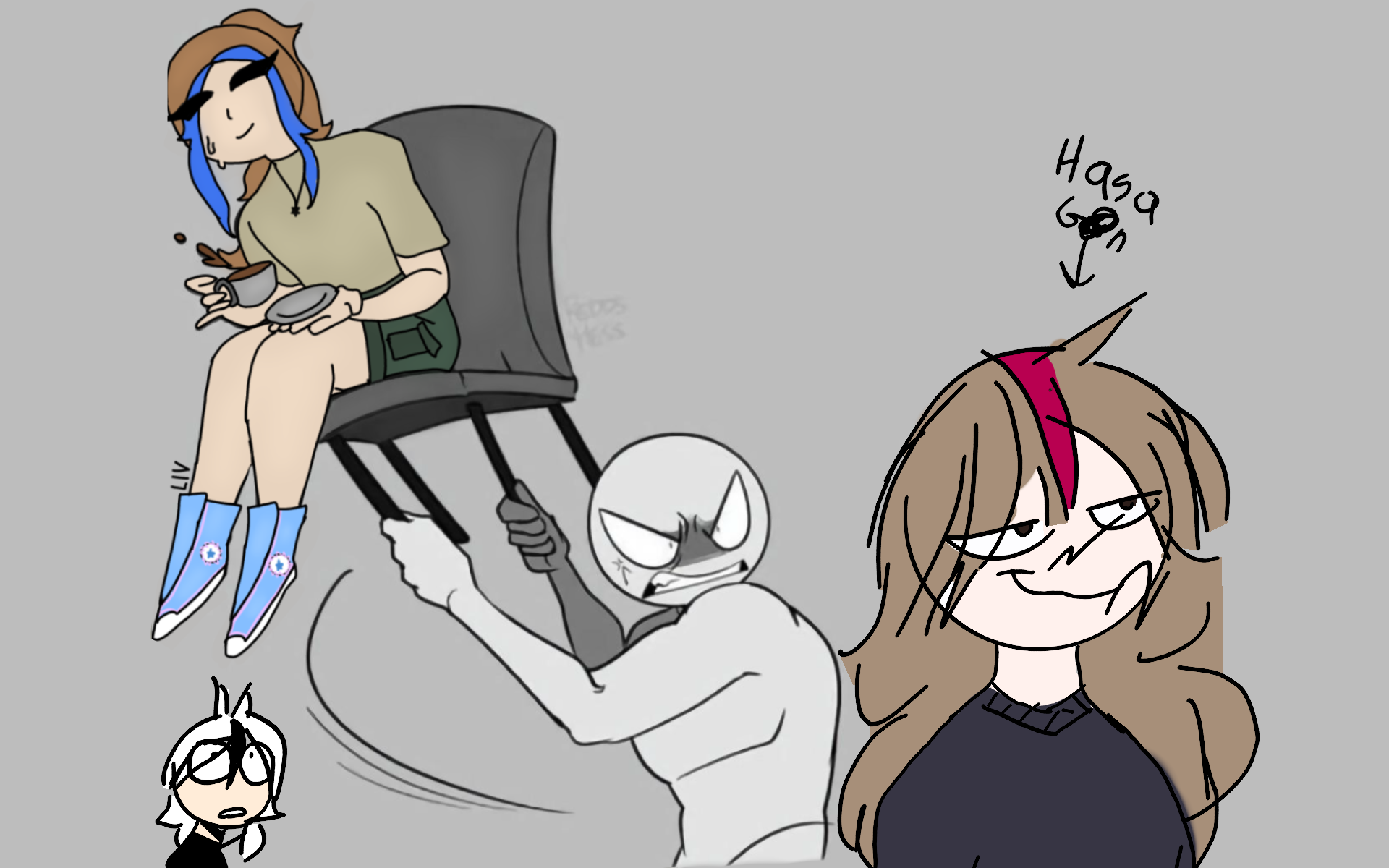 Chair Rage Collab - ibisPaint