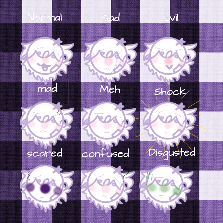 All of Emi's moods 💜 - ibisPaint