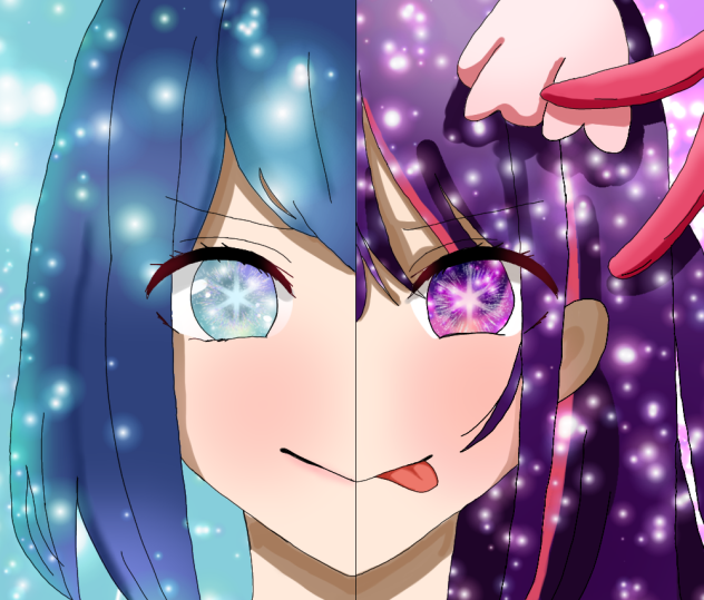 Ai and Akane Collab - ibisPaint