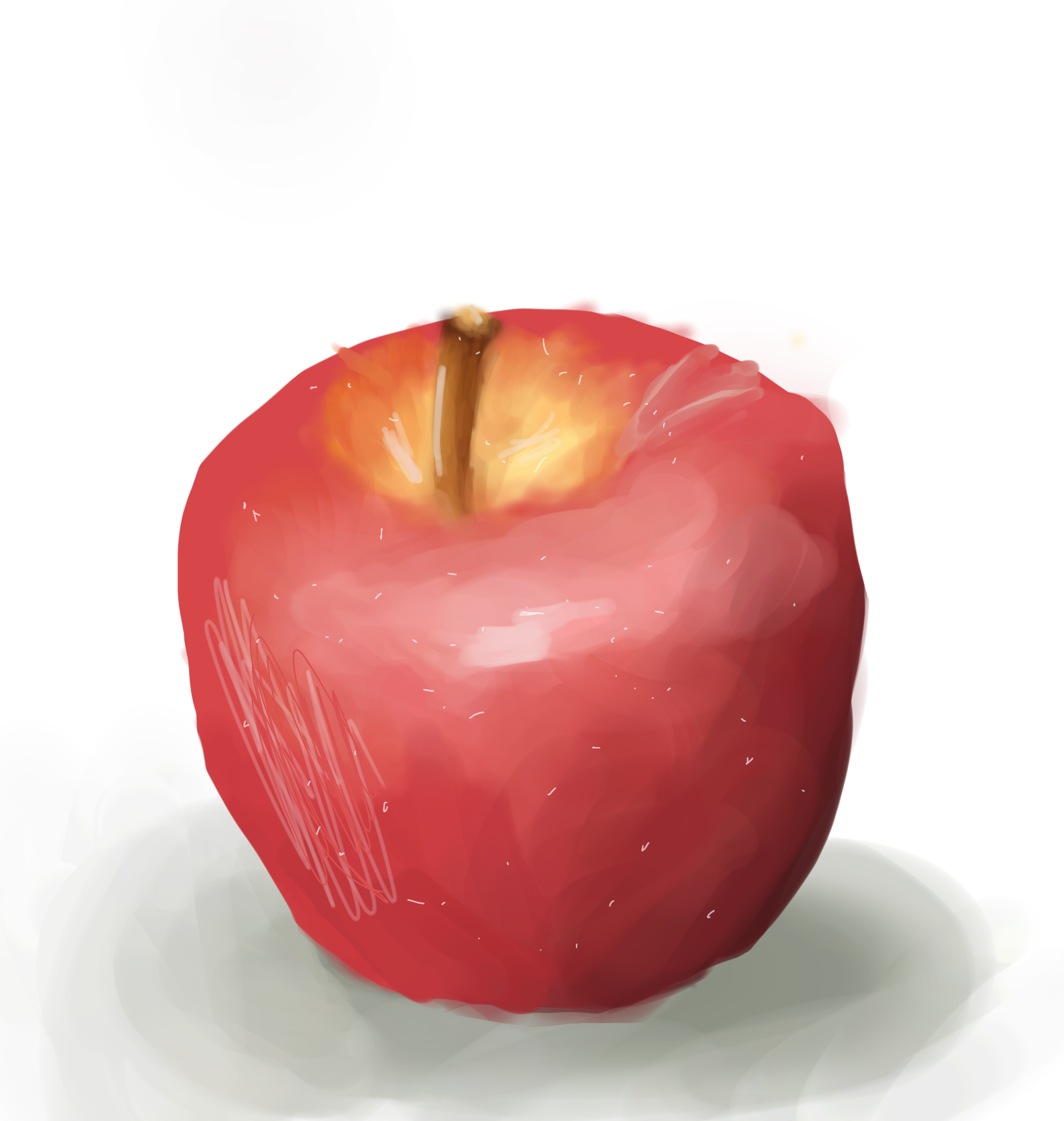 Realistic apple - ibisPaint