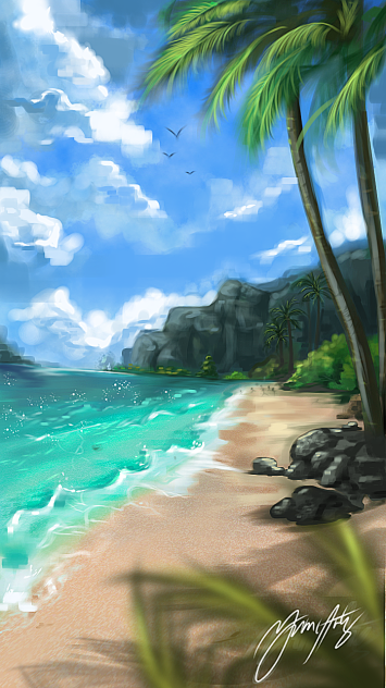 Beach - ibisPaint