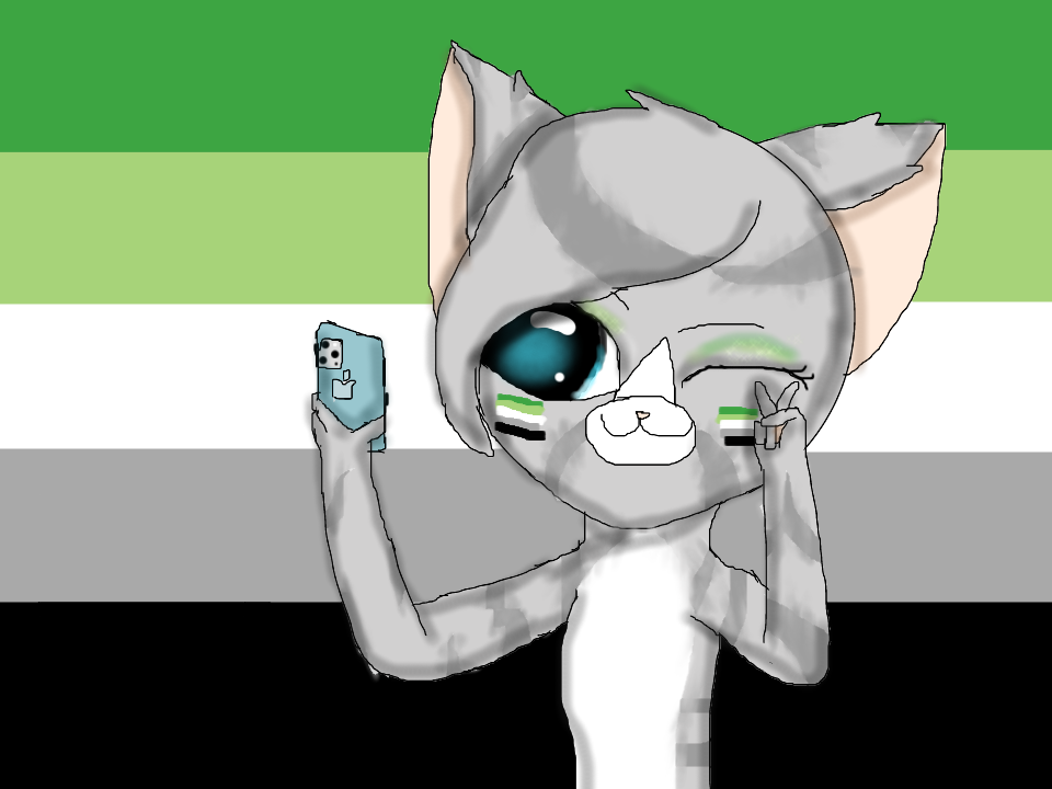 Aromantic celebration art - ibisPaint