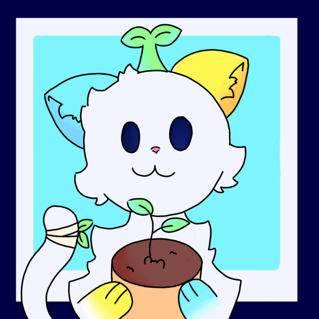 Puri the plant cat - ibisPaint