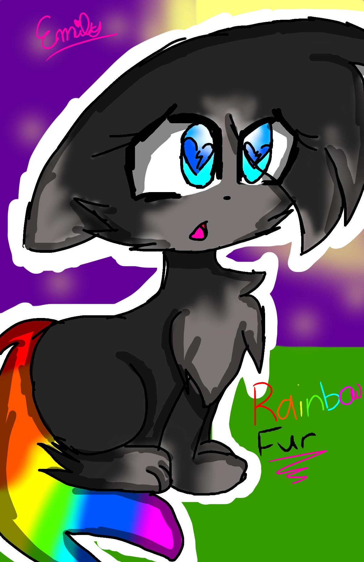 Rainbow Fur Speedpaint - ibisPaint