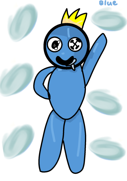Blue Rainbow Friends - ibisPaint