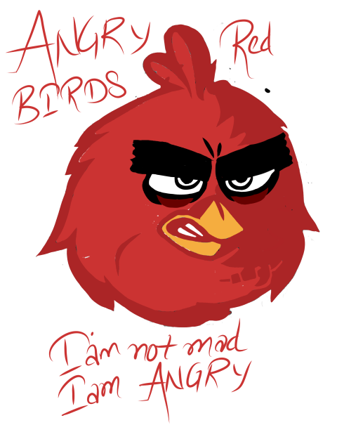 Angry birds Red's Fan art 👌 😍 - ibisPaint