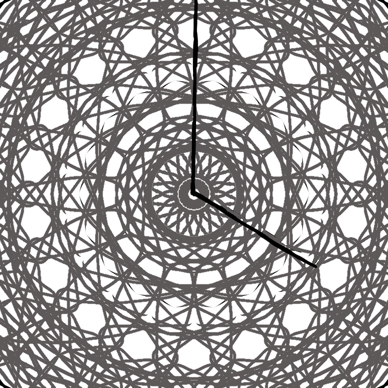 Mandala clock... - ibisPaint