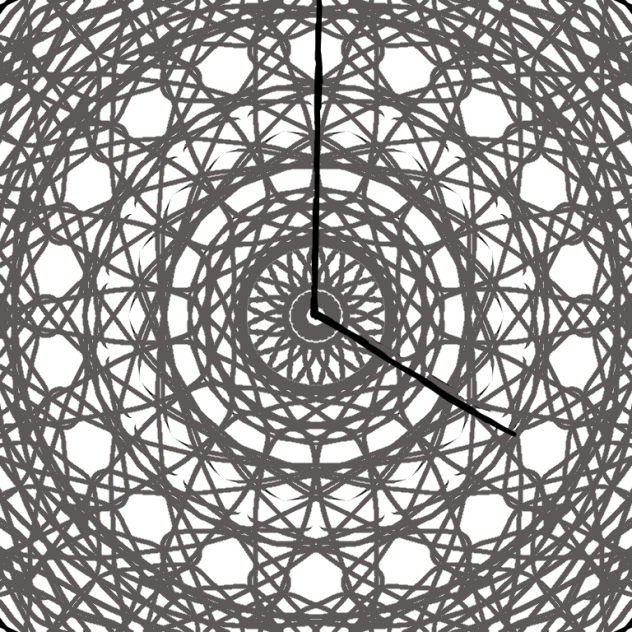 Mandala clock... - ibisPaint