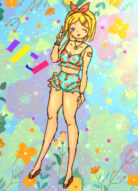 Kagamine Rin finished !!! - ibisPaint
