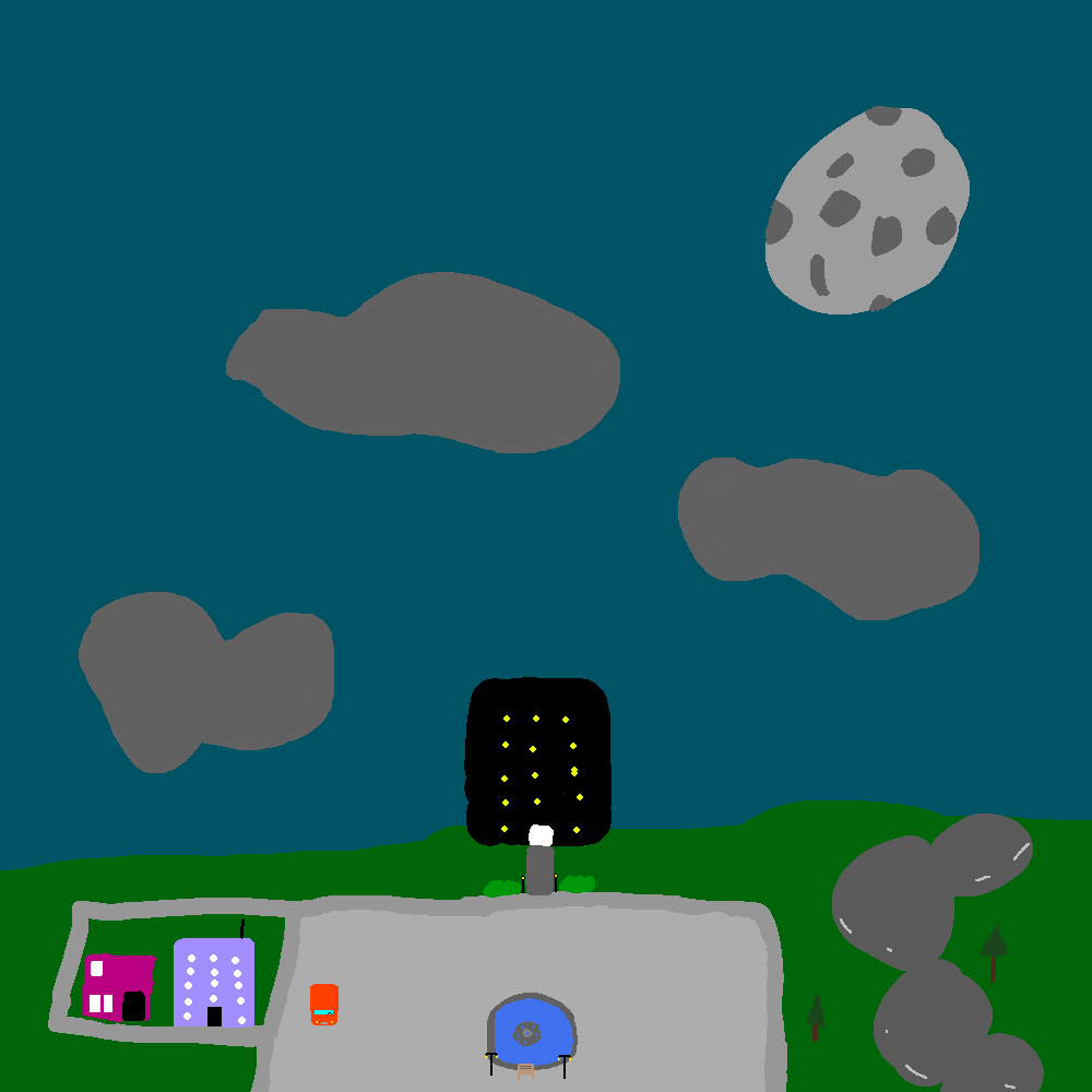 Nisa'ba town - ibisPaint