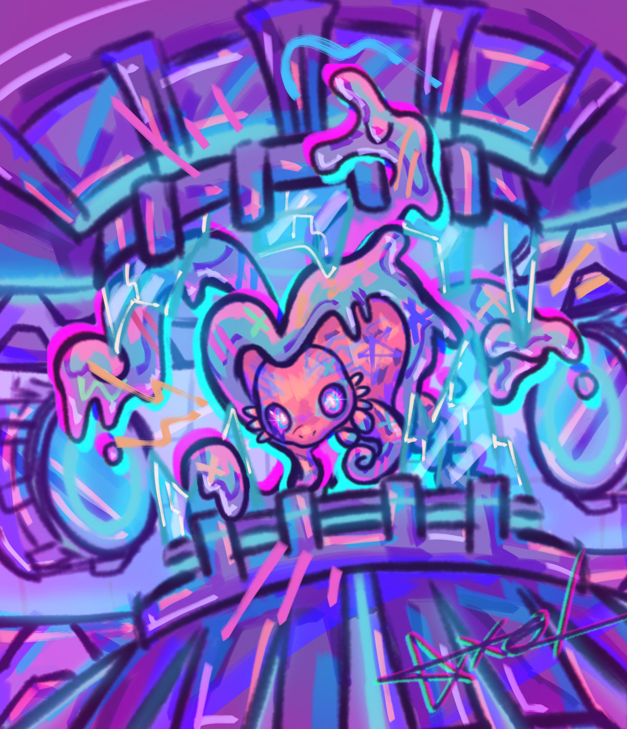 Rat fetus - ibisPaint