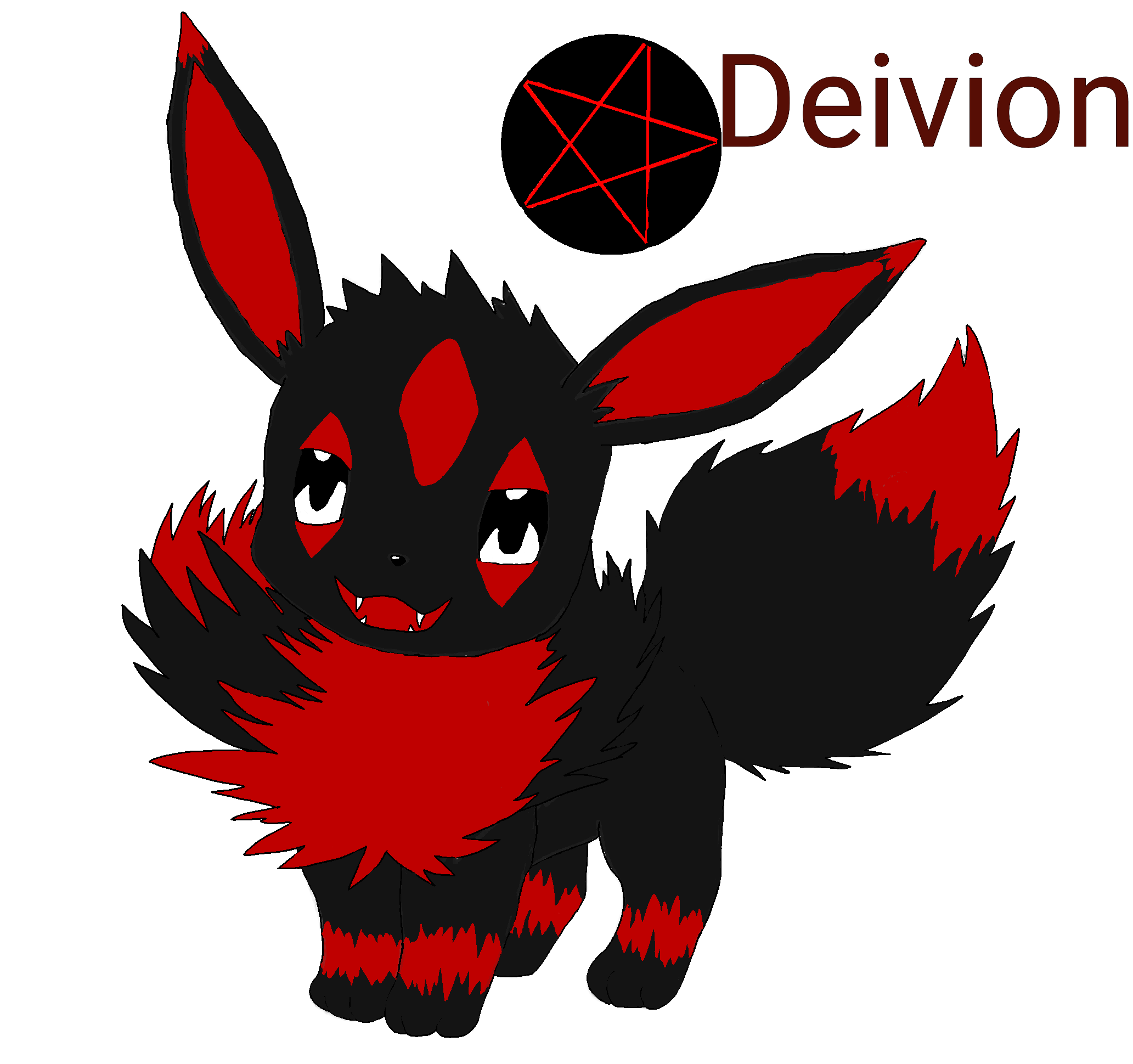 completely made up eevee evelution - ibisPaint