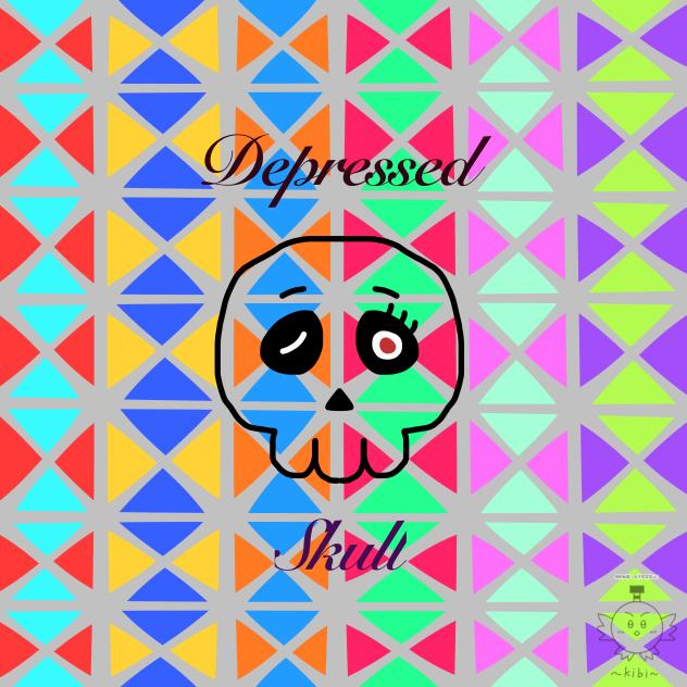 Depressed Skull～落ち込むドクロ～ - ibisPaint