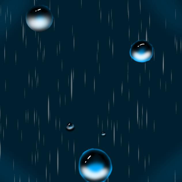 Rain drops - ibisPaint