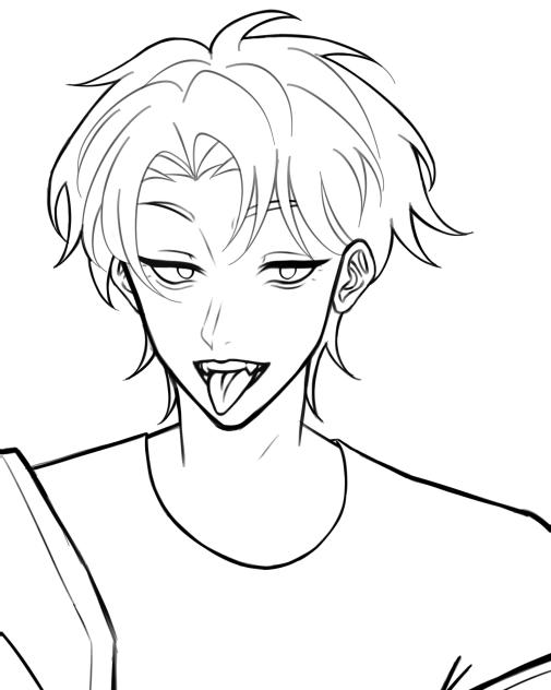 idk how to draw tongues - ibisPaint