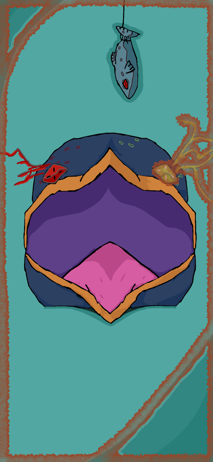 Magic Penguin Rust Design - ibisPaint