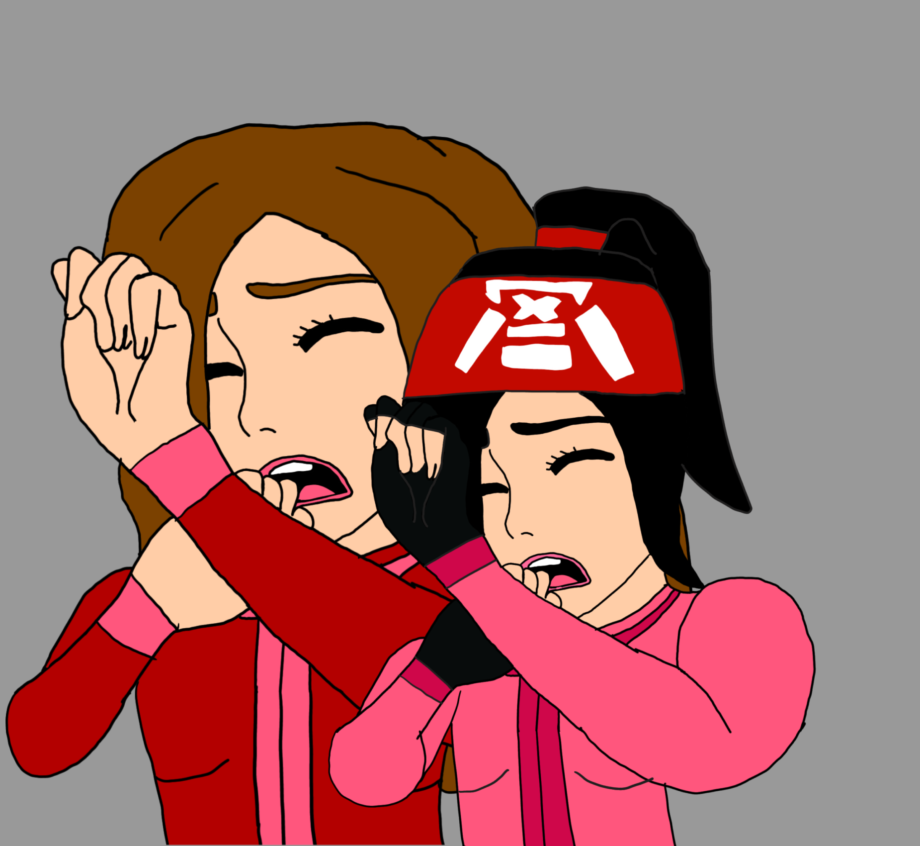Wendy And Suzume Screaming - ibisPaint
