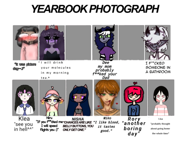 Yearbook photograph - ibisPaint