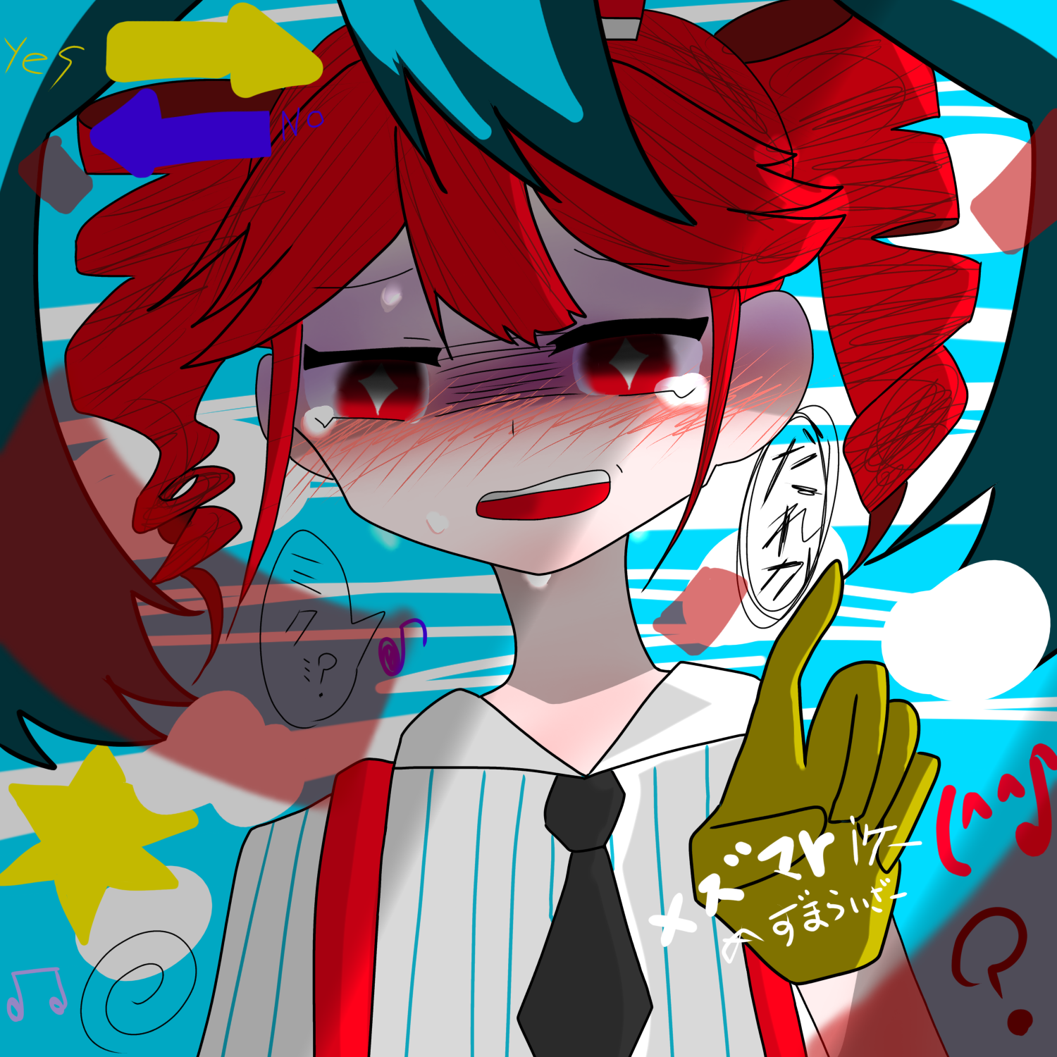 メズマriヶー(ミクちゃん視点 - ibisPaint