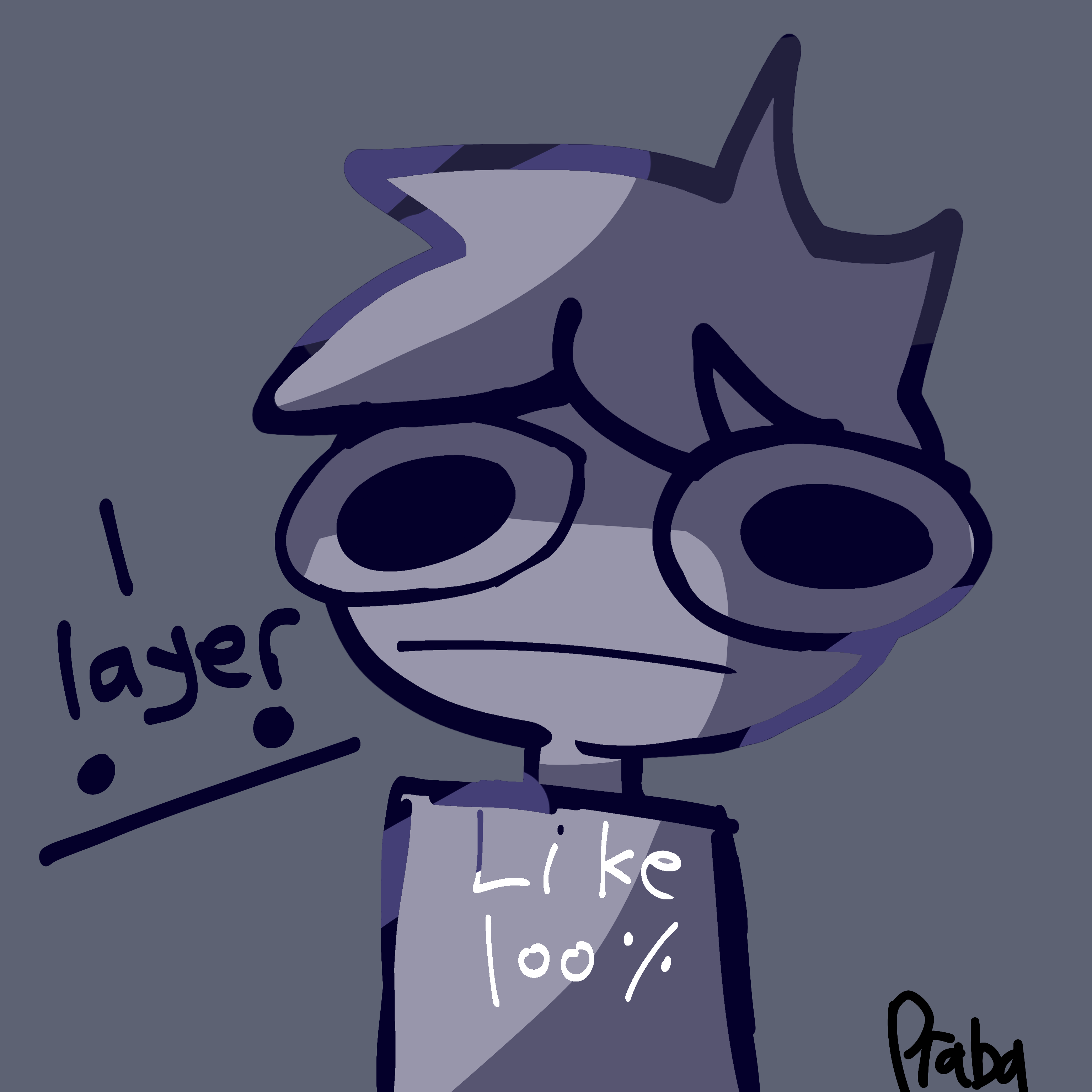 challenge use 1 layer •______• - ibisPaint