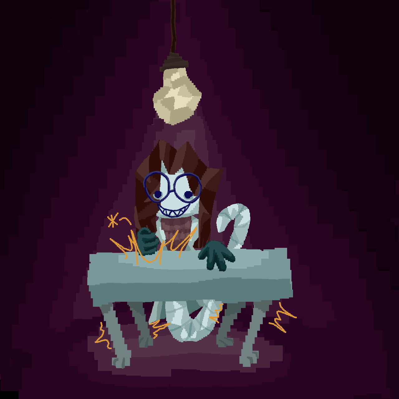 Angry lab worm - ibisPaint