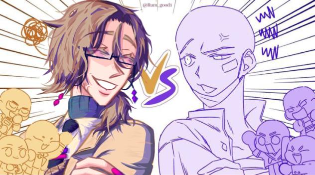 class president vs troublemaker collab - ibisPaint