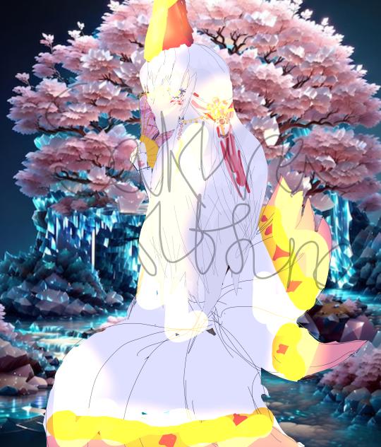 She stares - ibisPaint