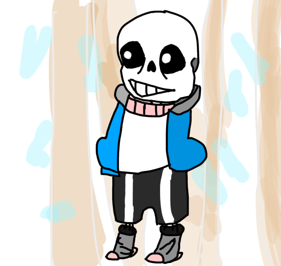 Sans, sans the skeleton - ibisPaint