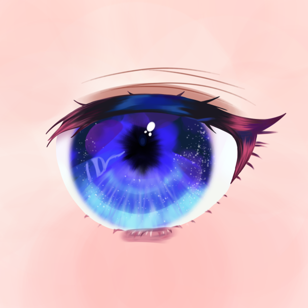 Sapphire eyes 💕 - ibisPaint