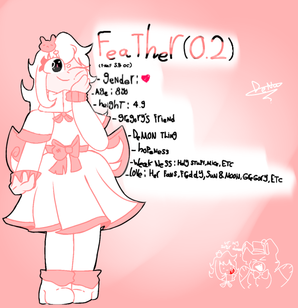 feather 0.2 💝😈( my fnaf SB oc) - ibisPaint