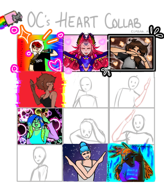 Heart collaboration - ibisPaint