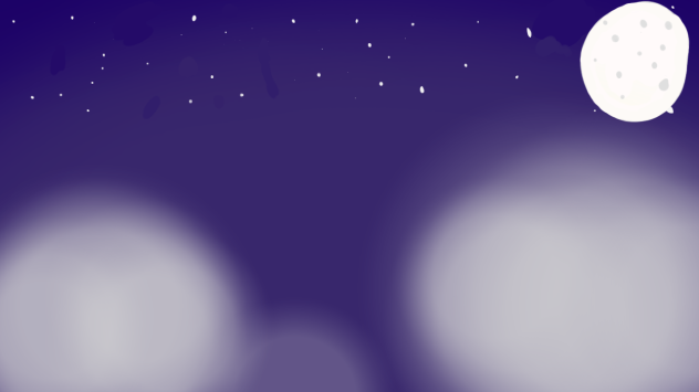 Moonlight sky - ibisPaint